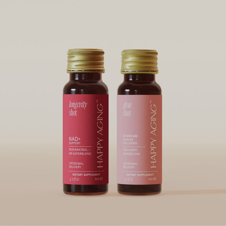 Happy Aging | Longevity Shots for Healthy Aging – Boost Energy and Vitality